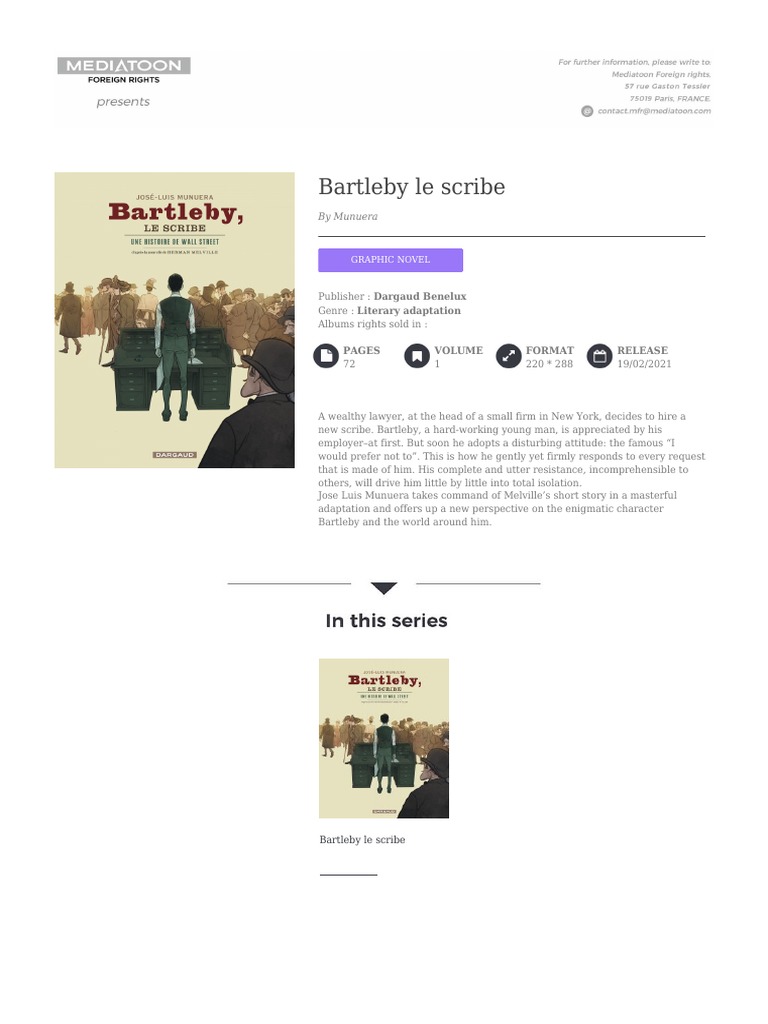 Bartleby Le Scribe | PDF