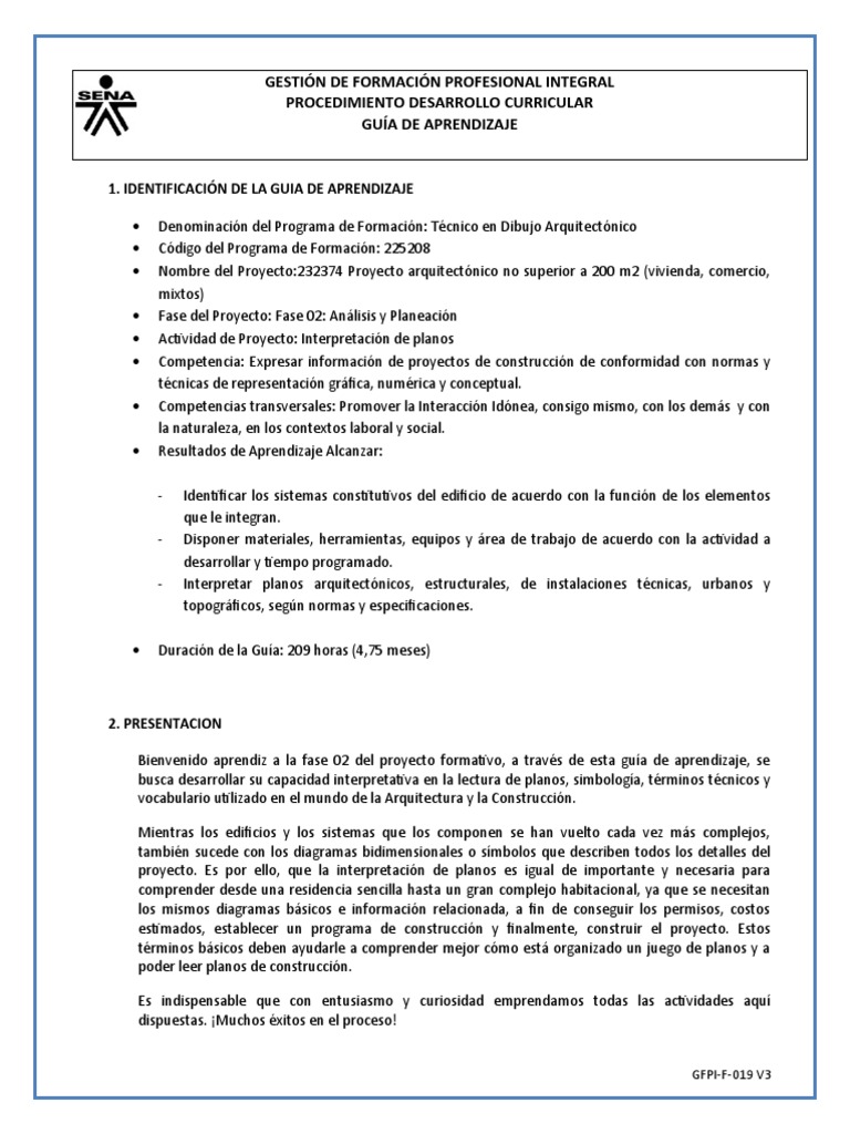 GFPI-F-019 Formato Guia de Aprendizaje 02 | PDF | Fundación (Ingeniería) | Aprendizaje