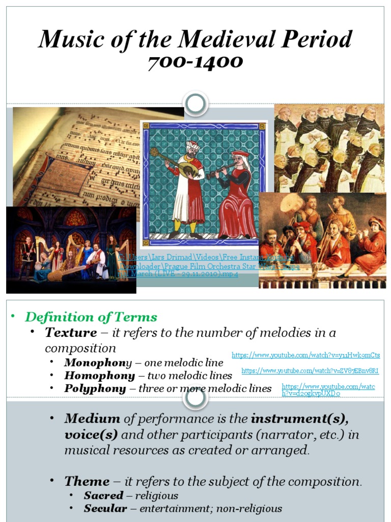 Medieval & Renaissance Music Guide | PDF | Performing Arts