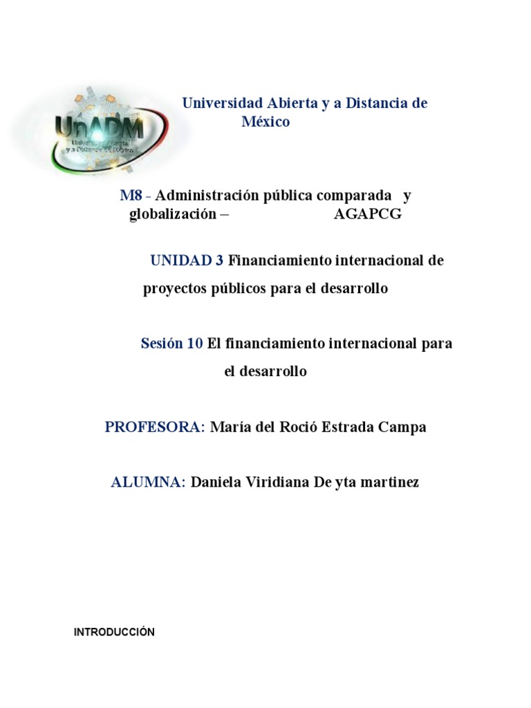 Agapcg U3 S10 A1 Dadm | PDF | México | Economias