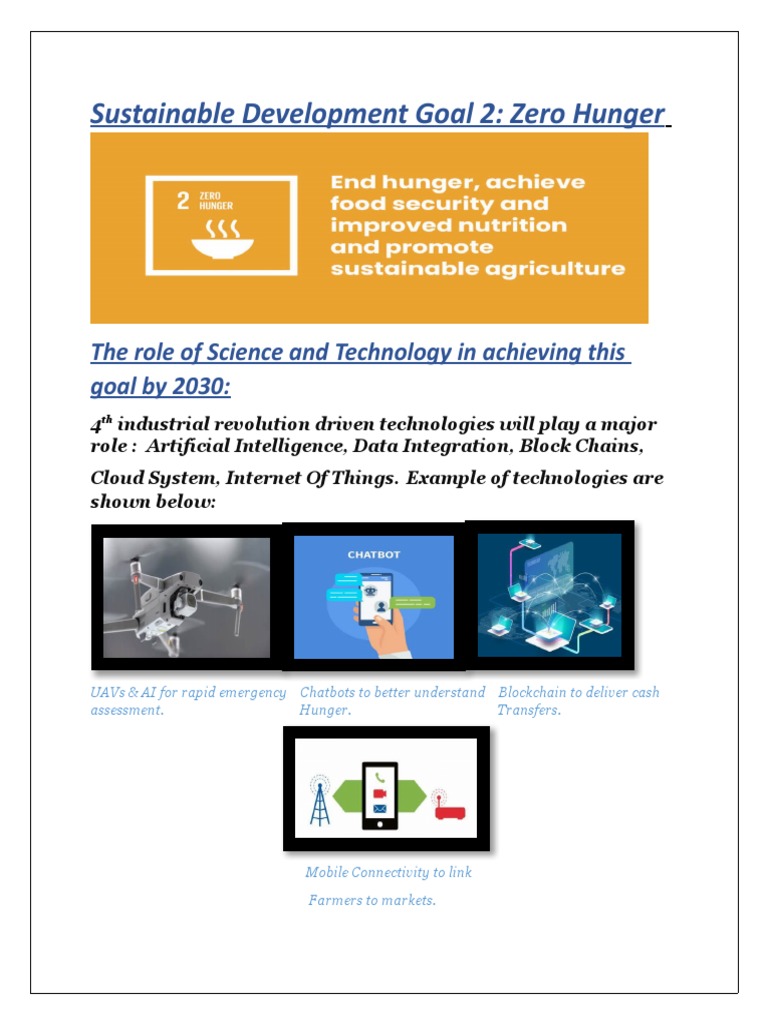 Sustainable Development Goal 2 | PDF | Finance & Money Management ...