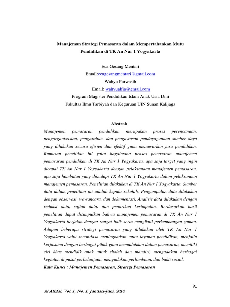 50-Article Text-65-1-10-20181110 | PDF | Karier & Perkembangan | Bisnis