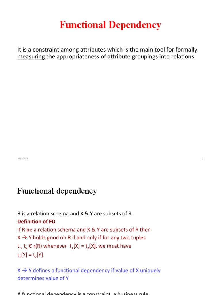 Minimal Functional Dependencies Finding The Canonical Cover Pdf Mathematical Logic Data Model 