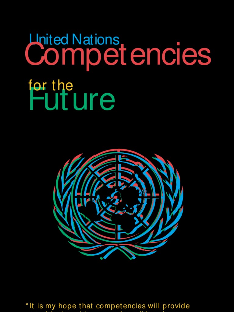UN Core Values and Competencies Guide | PDF | Competence (Human ...