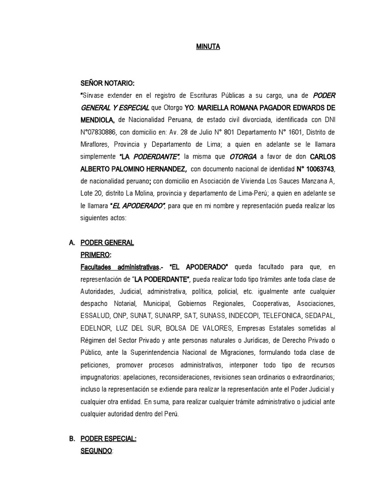 Poder General | PDF | Gobierno | Conceptos legales