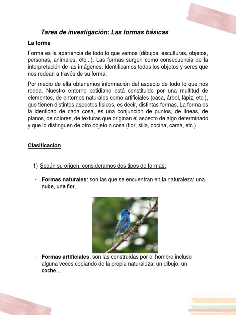 Tarea de Investigación Las Formas Básicas | Descargar gratis PDF ...