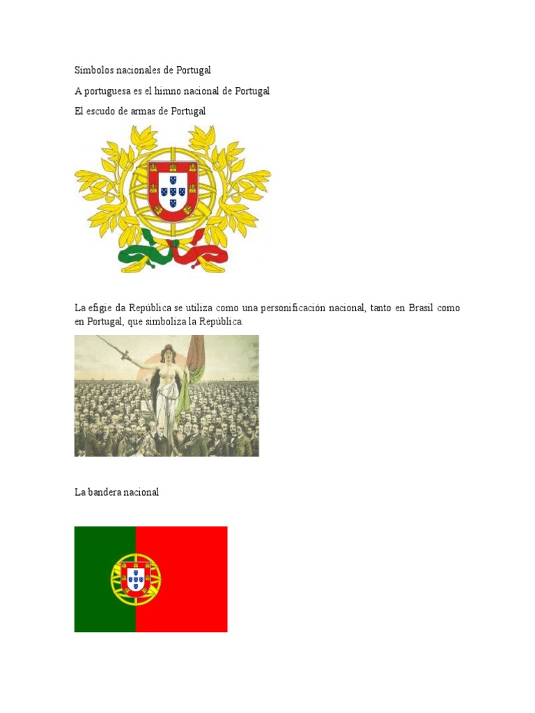 Simbolos Nacionales de Portugal | PDF