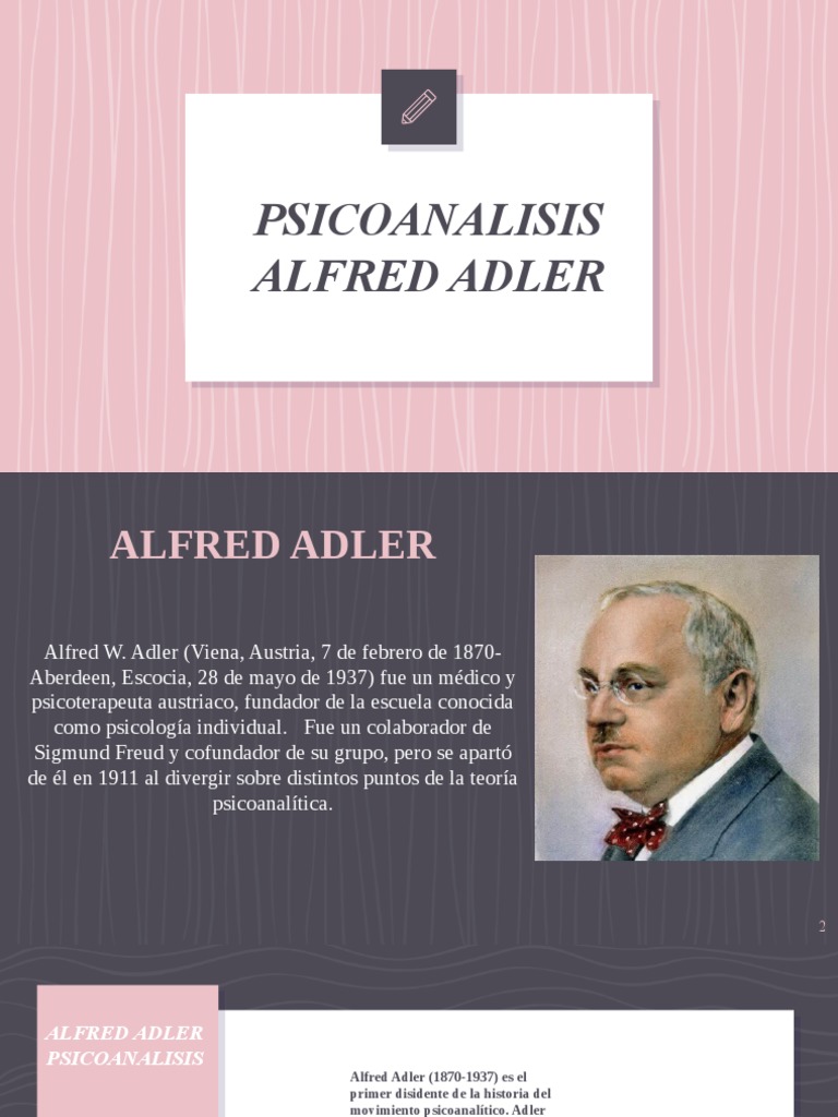 Aportes de Alfred Adler al Psicoanálisis | PDF | Psicoanálisis | Neurosis