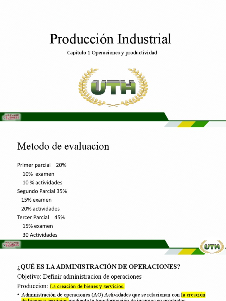 Capitulo 1 Operaciones y Productividad | PDF | Marketing | Sociedad
