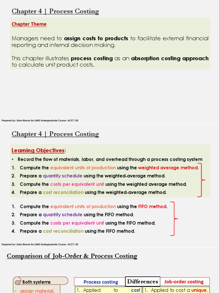 Understanding Process Costing Systems | PDF | Pulp (Paper) | Inventory