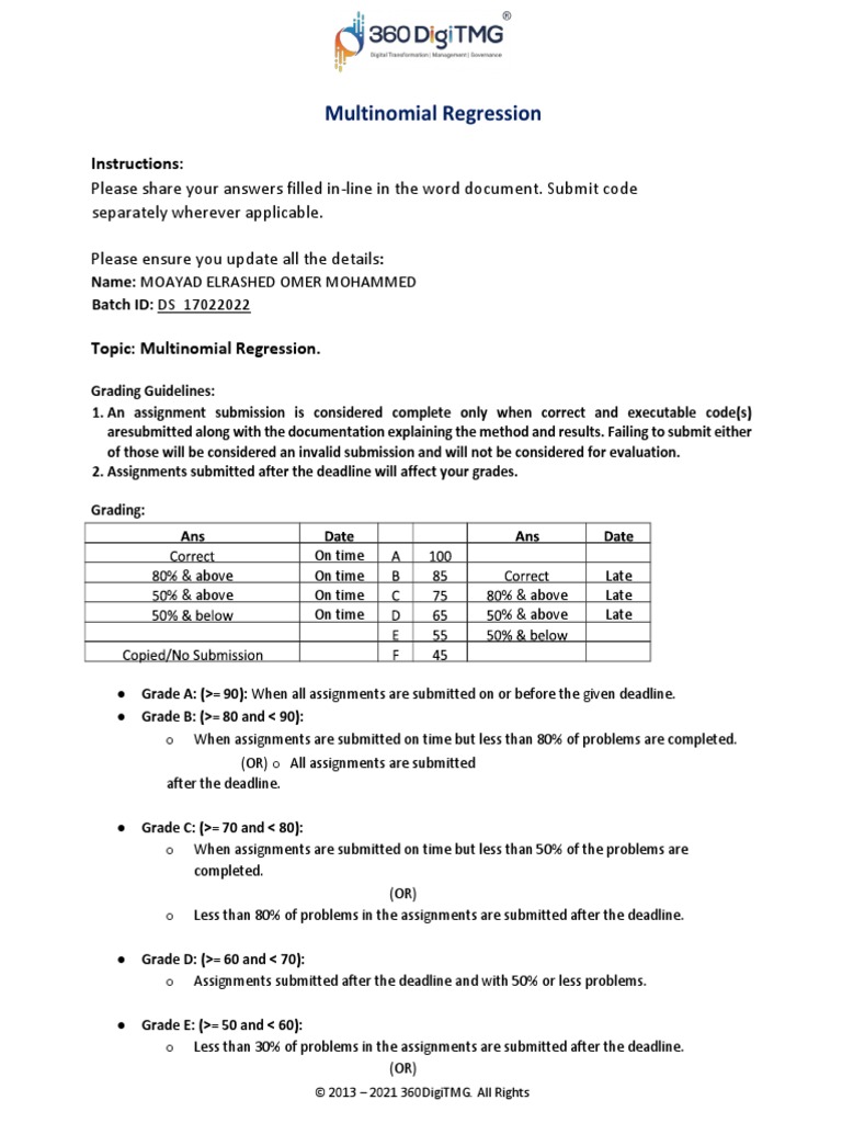 Multinomial Problem Statement | PDF | Machine Learning | Massive Open ... Multinomial Problem Statement | PDF | Machine Learning | Massive Open ...