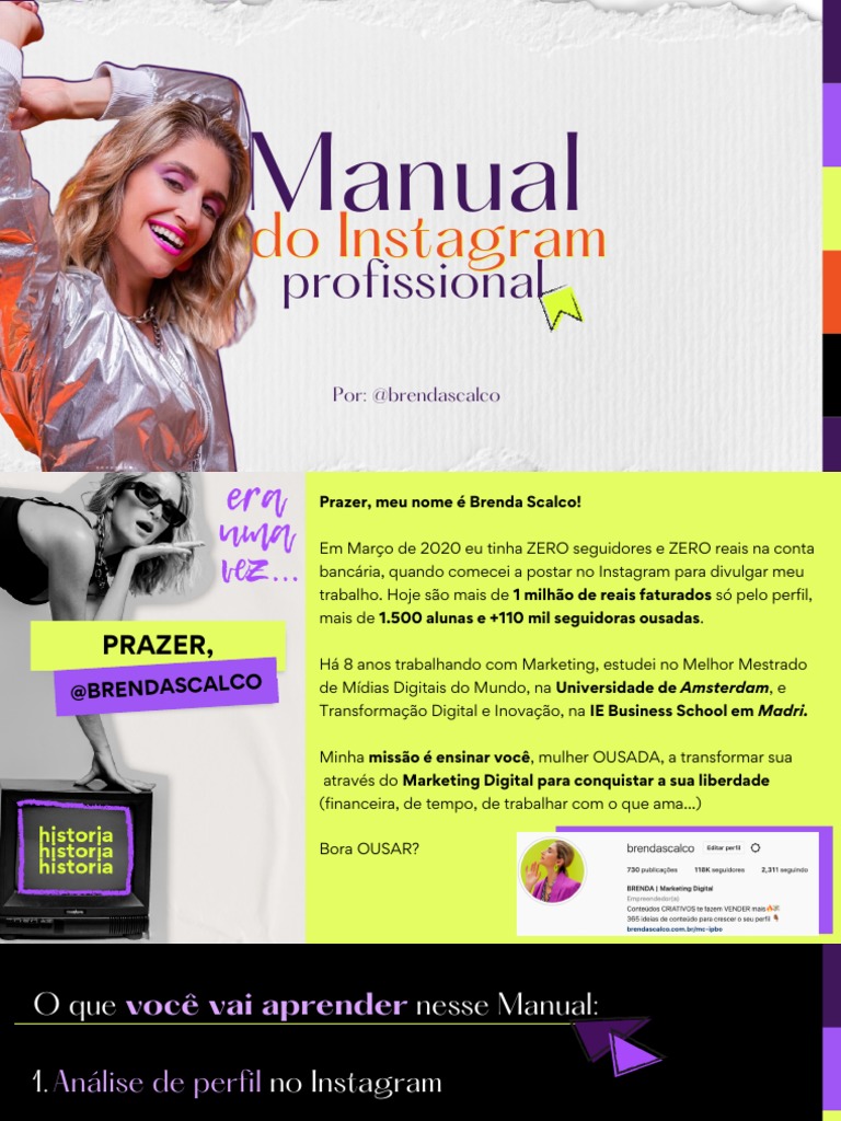 Manual Do Insta Profissional | PDF | Marketing | Publicidade