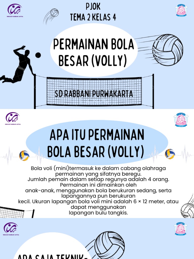 PERMAINAN BOLA BESAR (VOLLY) Kls 4 SDR PWK | PDF