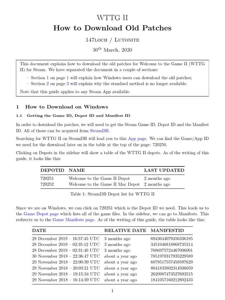 WTTG II Depot Download Guide | PDF | Software Development | Information Age