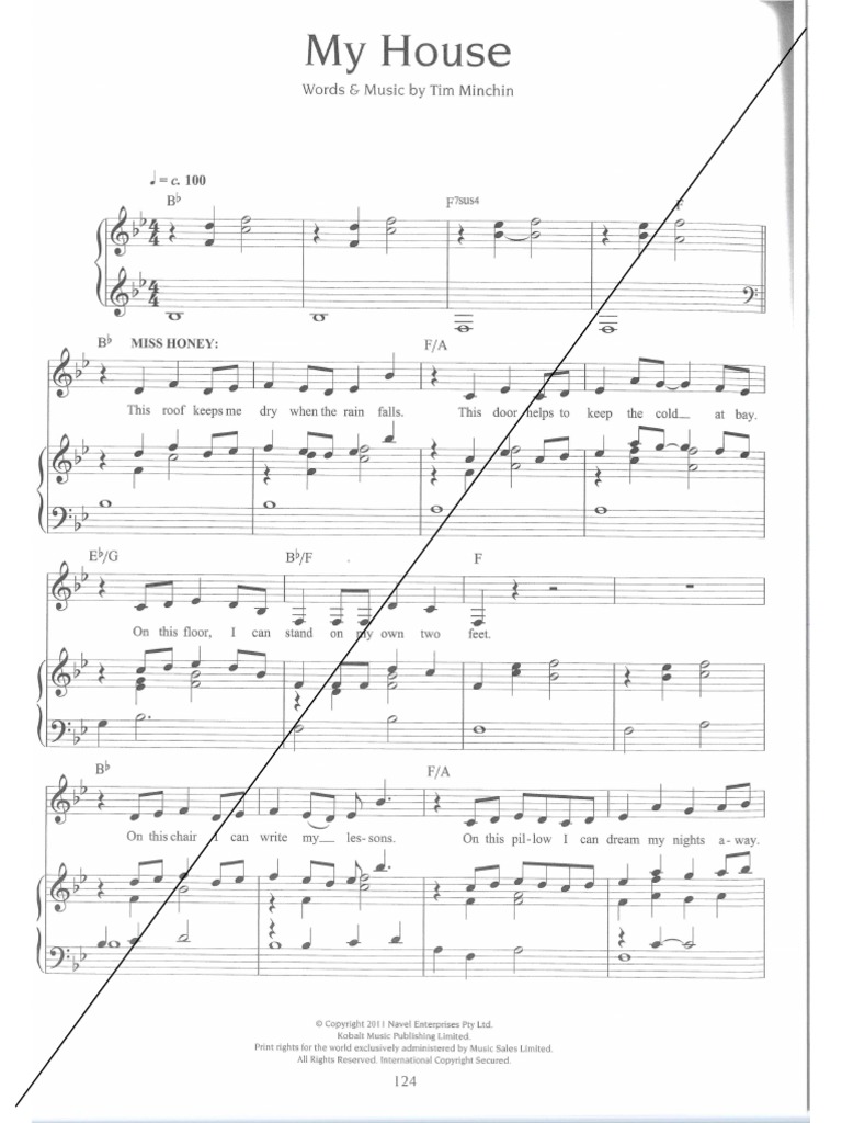 My House (Matilda) | PDF