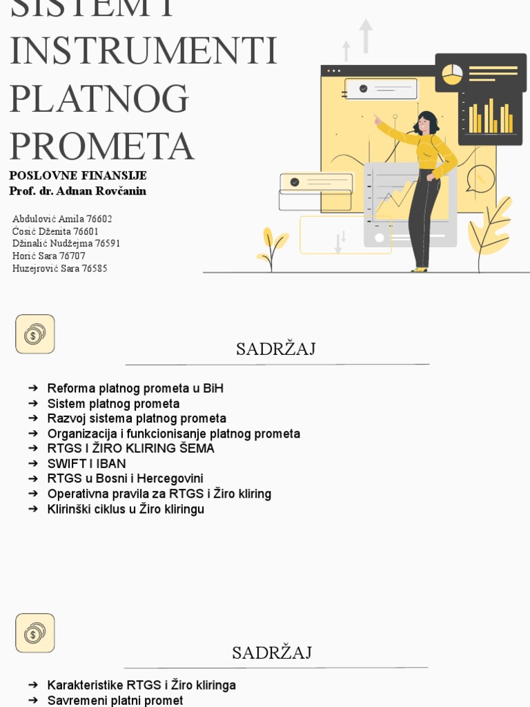 Sistem I Instrumenti Platnog Prometa | PDF