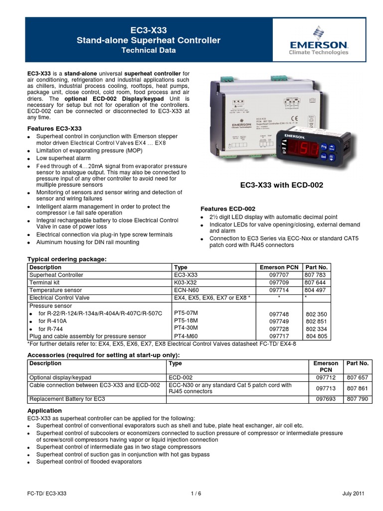 Emerson 097707 Product Overview | PDF | Relay | Switch