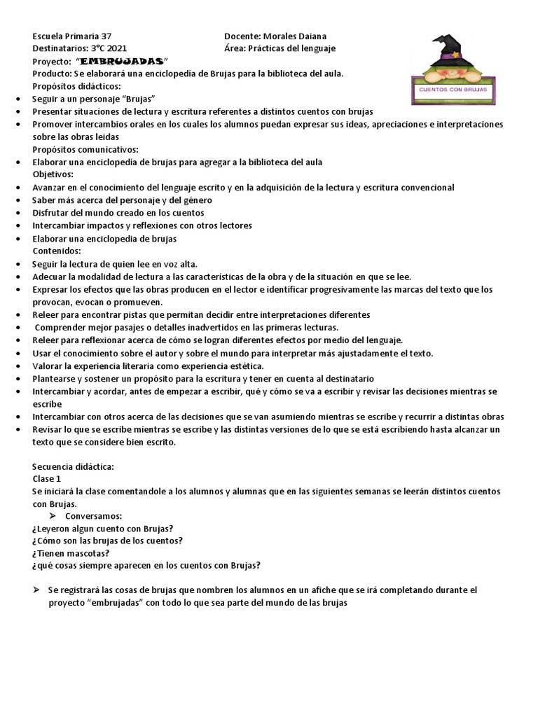 Proyecto Brujas | PDF | Enciclopedias