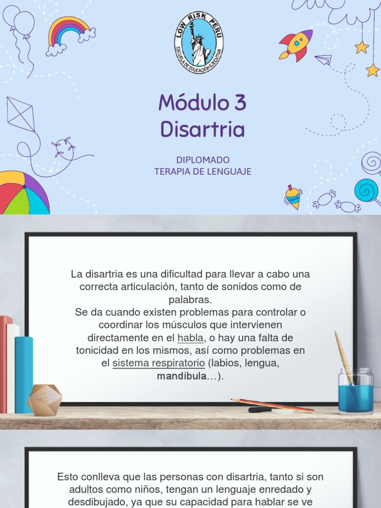 Módulo 3 - Disartria | PDF | Habla | Medicina CLINICA