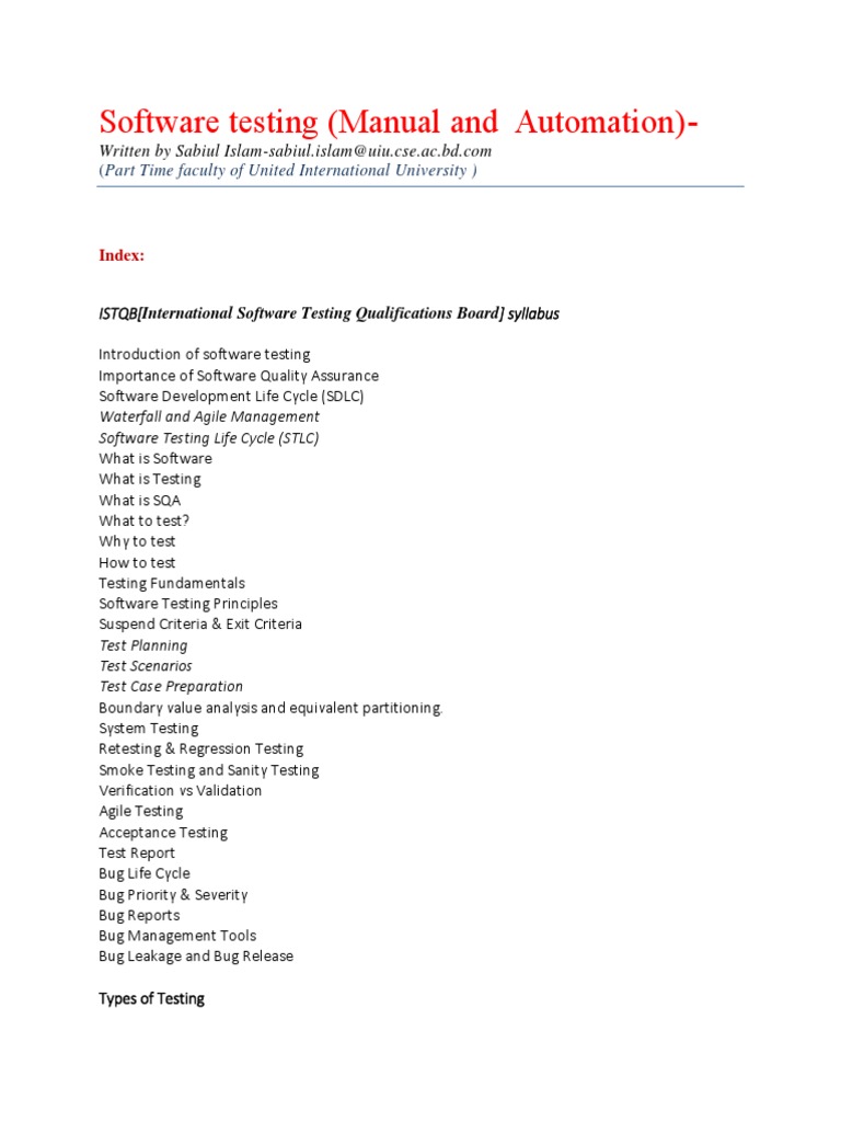 Software Testing Books | PDF | Software Testing | Software Development ...