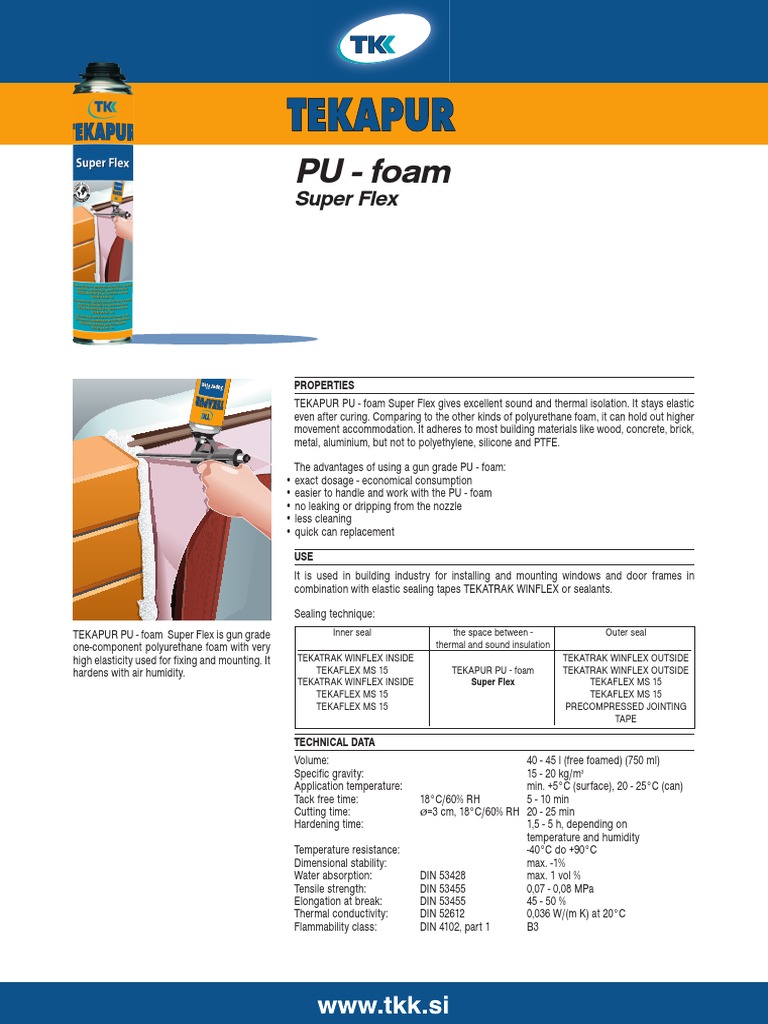 Tekapur Super Flex en | PDF | Foam | Polyurethane