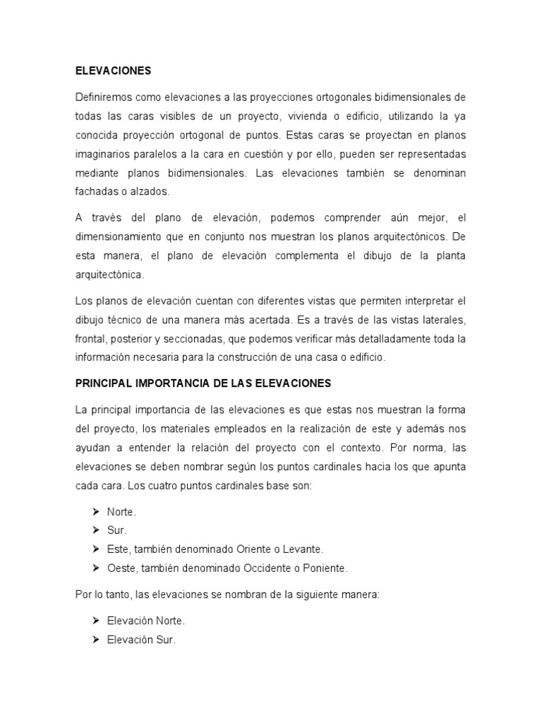 ELEVACIONES | PDF | Sectores Economicos