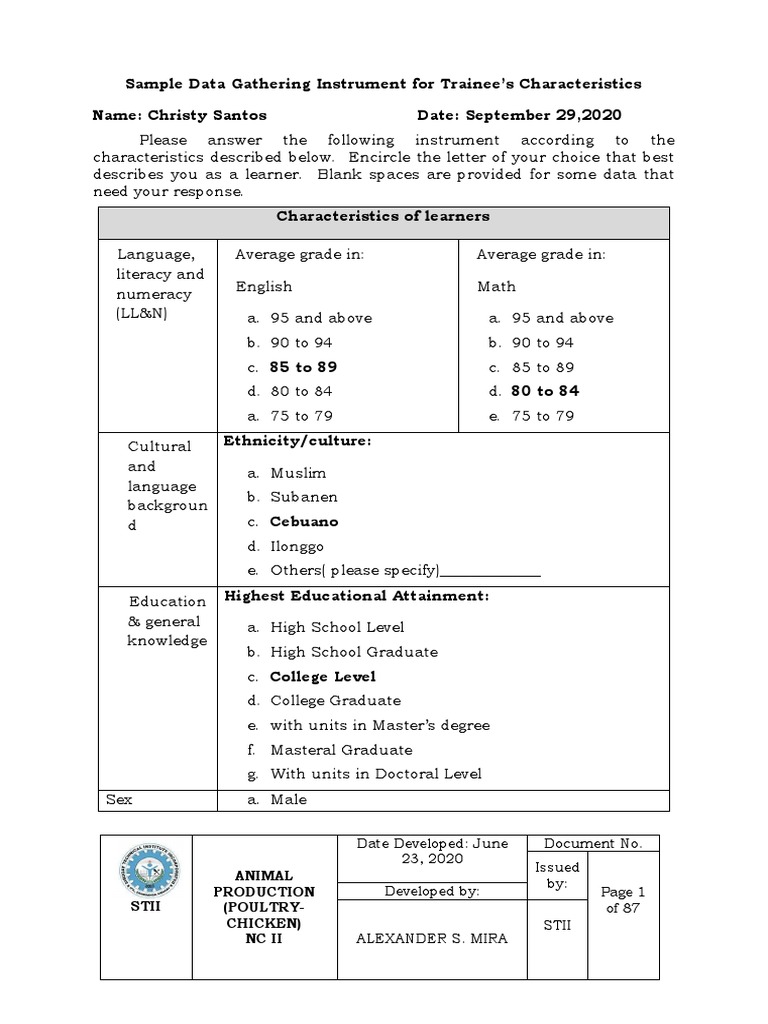 Plan Training Session | PDF | Poultry Farming | Chicken