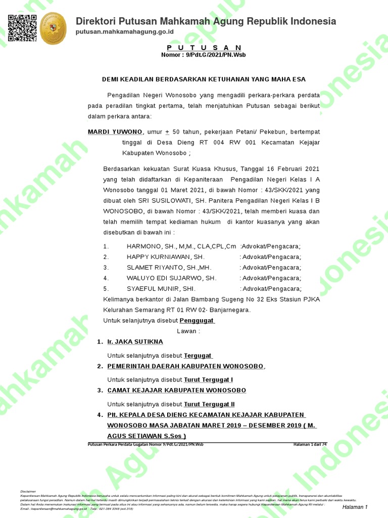 Putusan | PDF