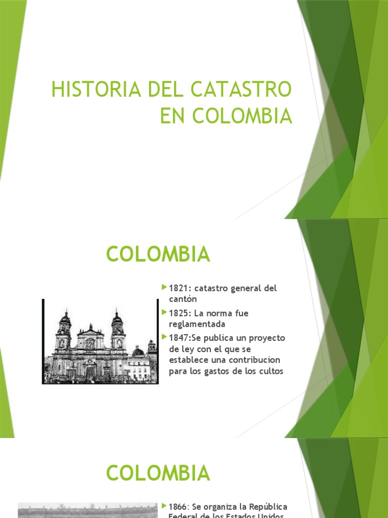 Historia Del Catastro en Colombia | PDF | Colombia