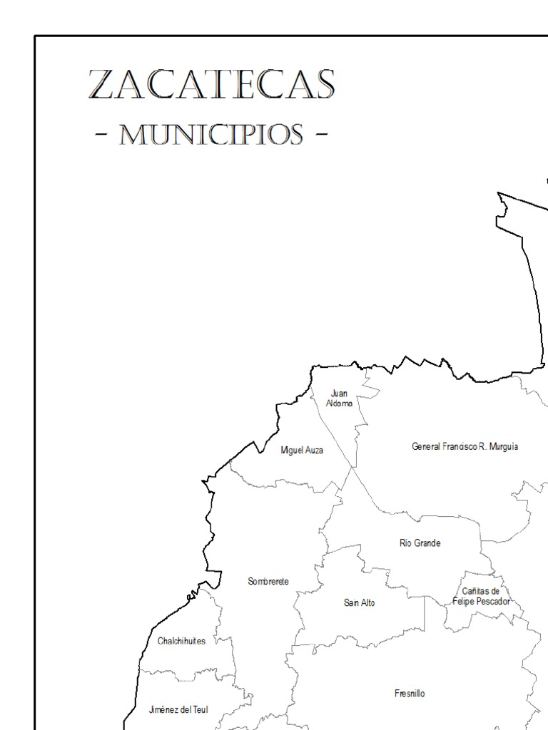 Mapa de Zacatecas | PDF