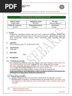 Sop - Pengoperasian Excavator | PDF
