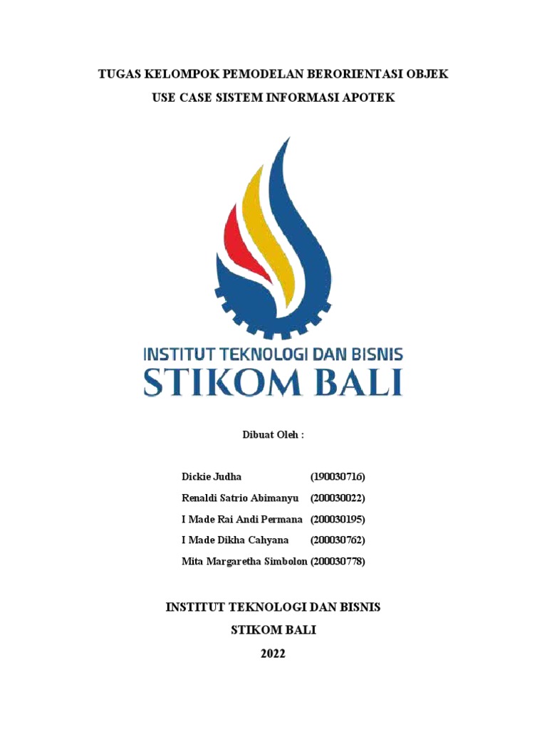 Tugas Kelompok Pemodelan Berorientasi Objek (1) Mita | PDF