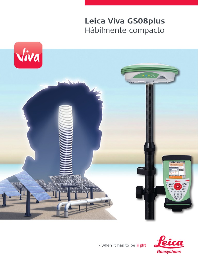 Ficha Tecnica - Leica Viva GS08 Plus | PDF | Ciencias de la Computación | Informática