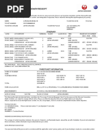 PAL Boarding Pass Sample for Flight PR 2808 | PDF | Airlines | Transport