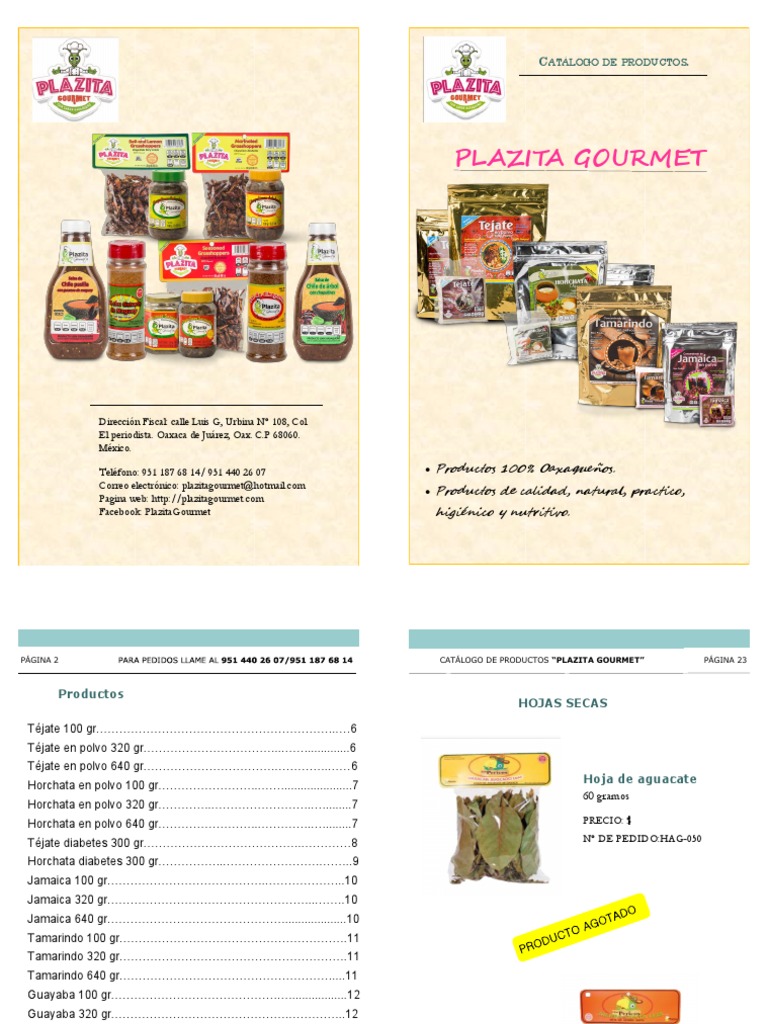 Catalogo Plazita Gourmet 2019 | PDF | Alimentos | Comida y bebida