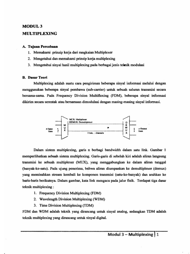 Modul 3 Mux | PDF
