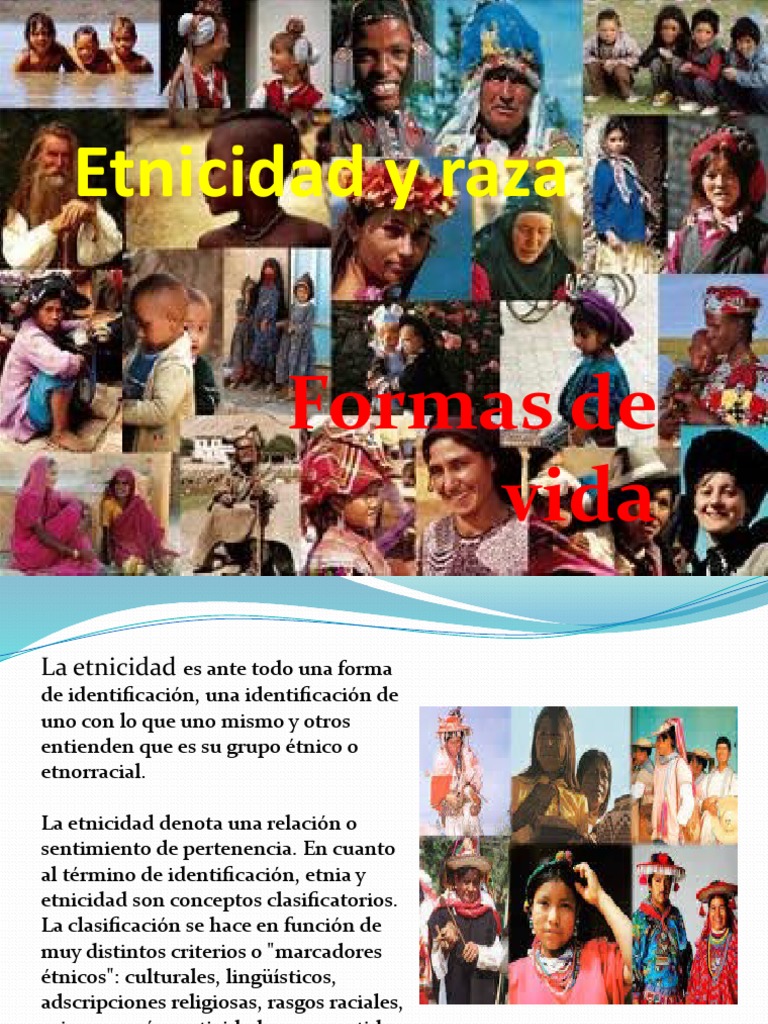 Etnicidad y raza: conceptos y diferencias | PDF | Raza (categorización ...