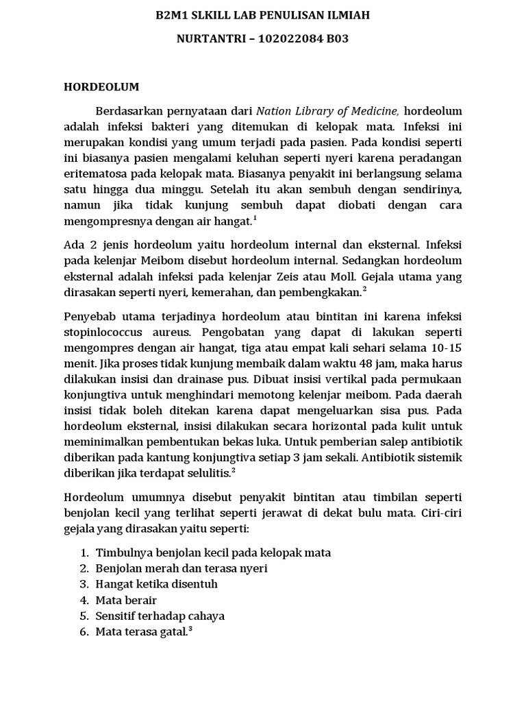 B2M1 Slkill Lab Penulisan Ilmiah | PDF | Pengembangan Diri | Sains ...