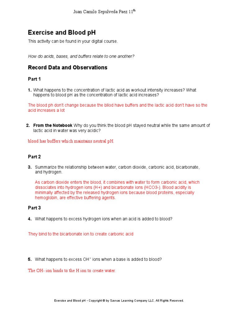 BIO CH02 L02 Synth Interactivity WKS | PDF | Ph | Buffer Solution