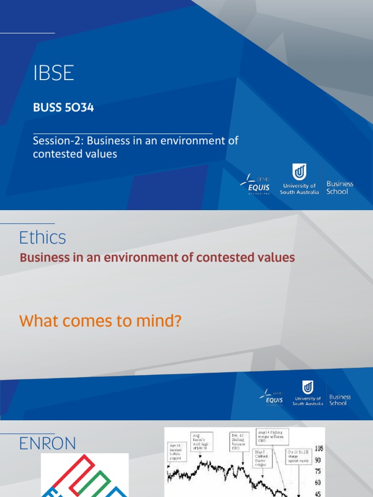 2-Ethics - Bus in An Env of Contested Values | PDF | Corporate Social ...