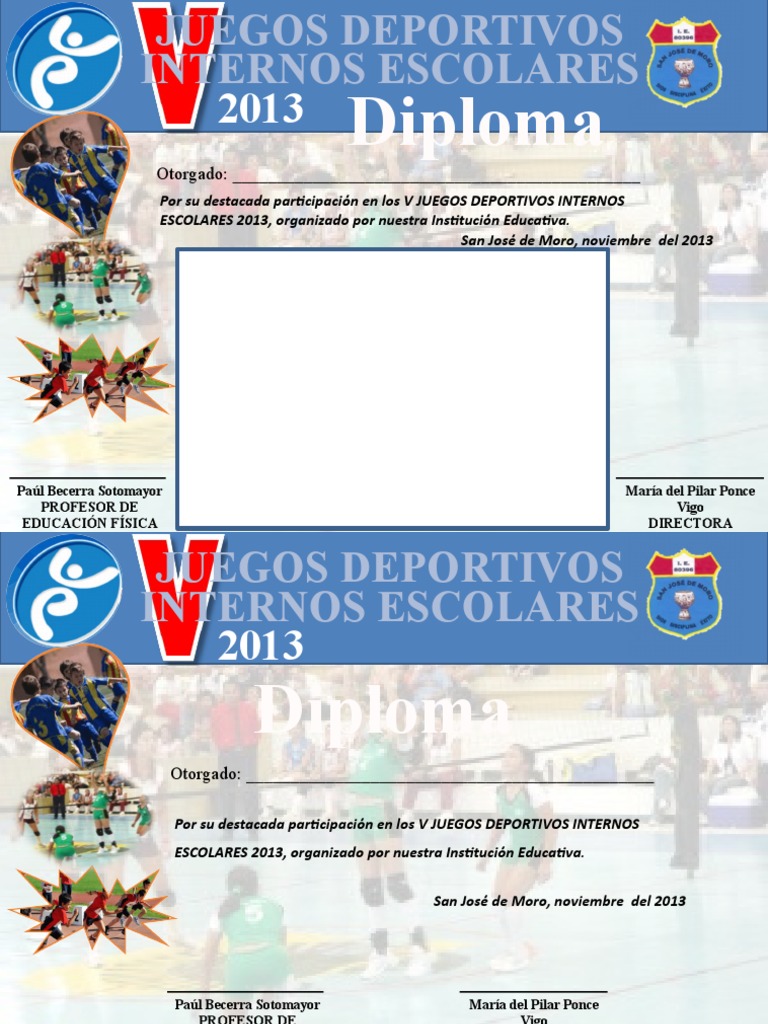 Diplomas Deportivos | PDF