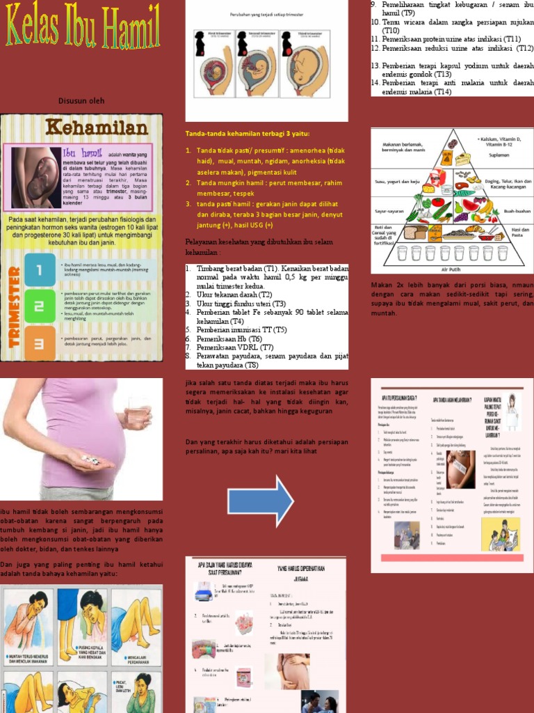 Leaflet Kelas Ibu Hamil | PDF