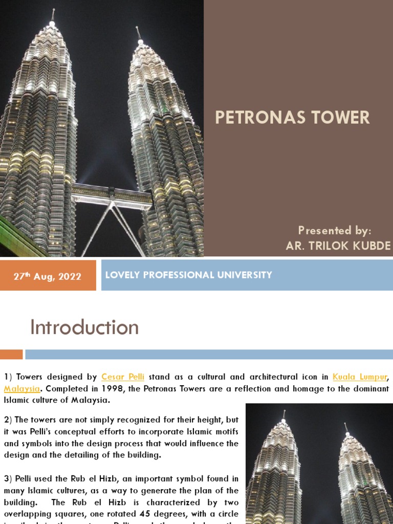 Petronas Tower | PDF | Tower | Buildings And Structures