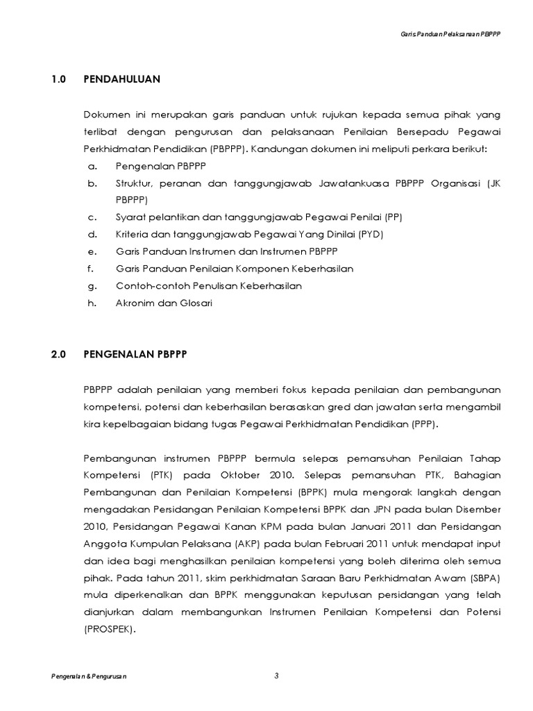 A Pengenalan PBPPP | PDF