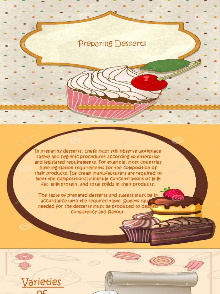 Q4 Grade 9 Lesson 2 | PDF | Desserts | Confectionery