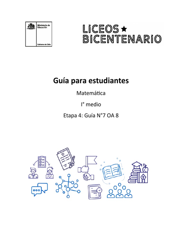 MAT - E4 - Guía07 1M OA8 Estudiante | PDF | Triángulo | Geometría del plano euclidiano
