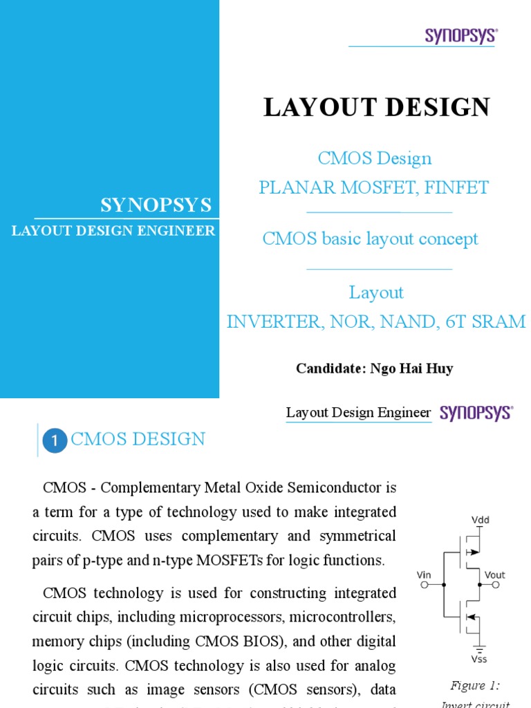 Layout | PDF | Mosfet | Cmos