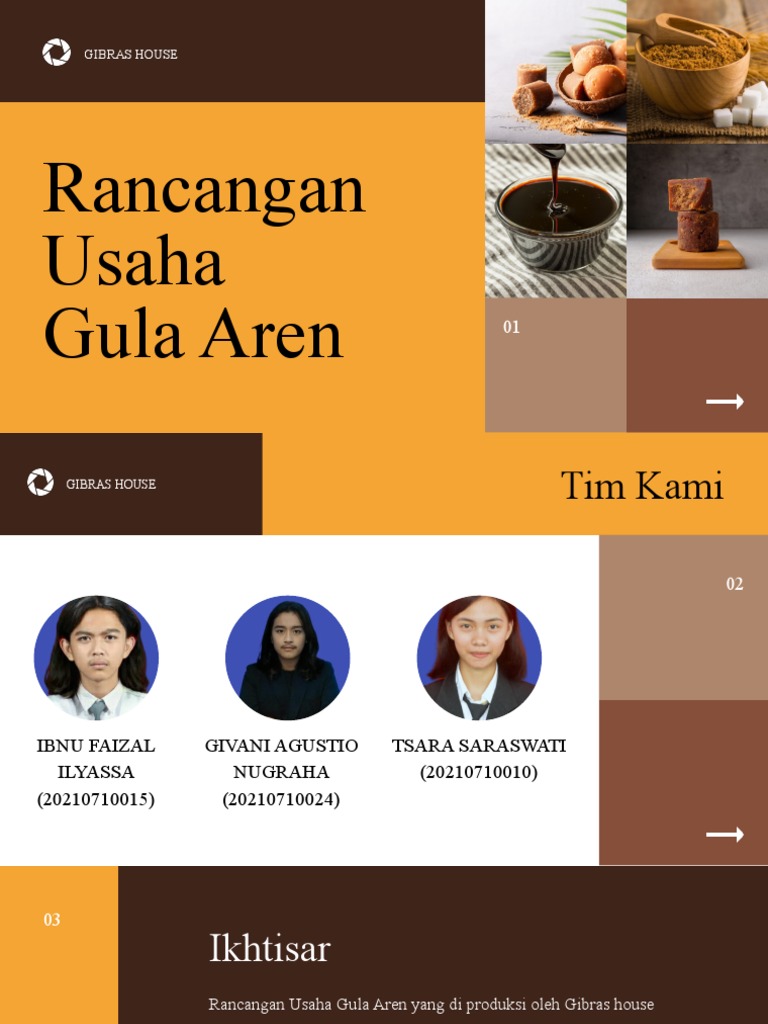 Rancangan Usaha Gula Aren | PDF