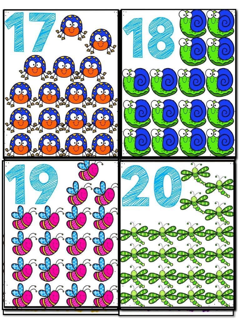 Tarjeta Del 1 Al 20 | PDF