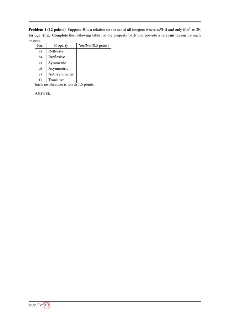 A1 RelationFunctionRecurrence | PDF | Function (Mathematics) | Mathematical Concepts